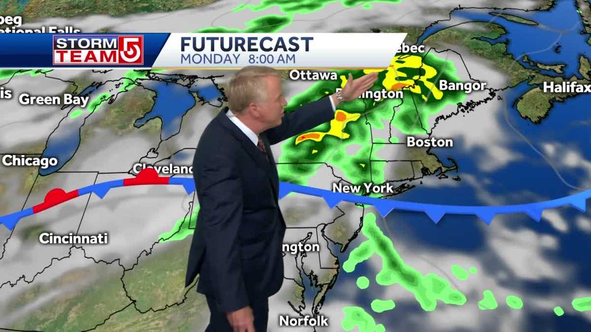 Video: Here's when rain will have greatest impact on holiday weekend