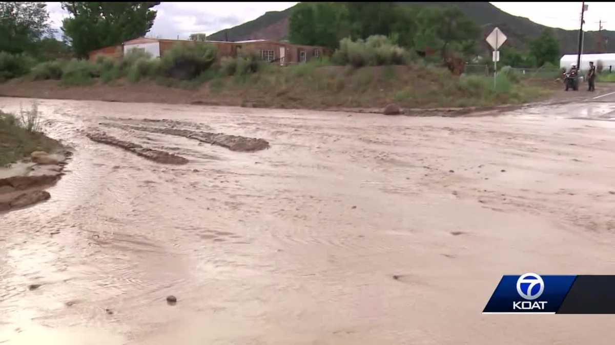 Dixon roads and arroyos flood for the second day in a row