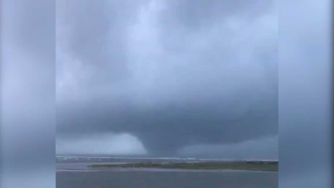 Waterspout spotted off North Carolina coast Waterspout spotted off North Carolina coast