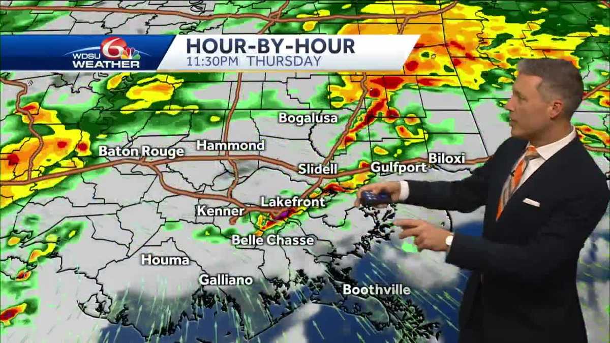 New Orleans Forecast storms severe