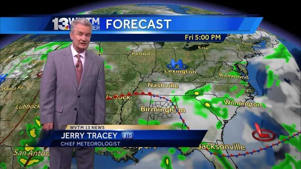 Jerry Tracey's Evening Forecast