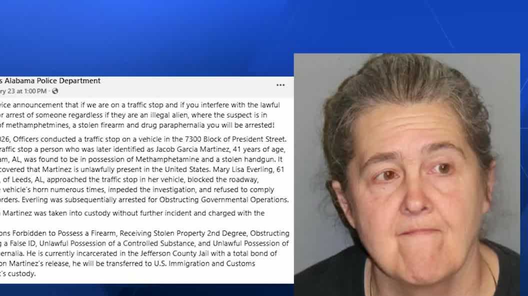 Leeds woman arrested for allegedly interfering in illegal immigrant arrest