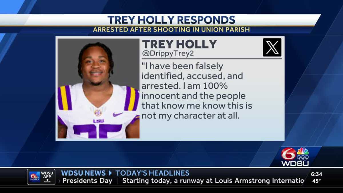 LSU running back Trey Holly makes social media post on shooting