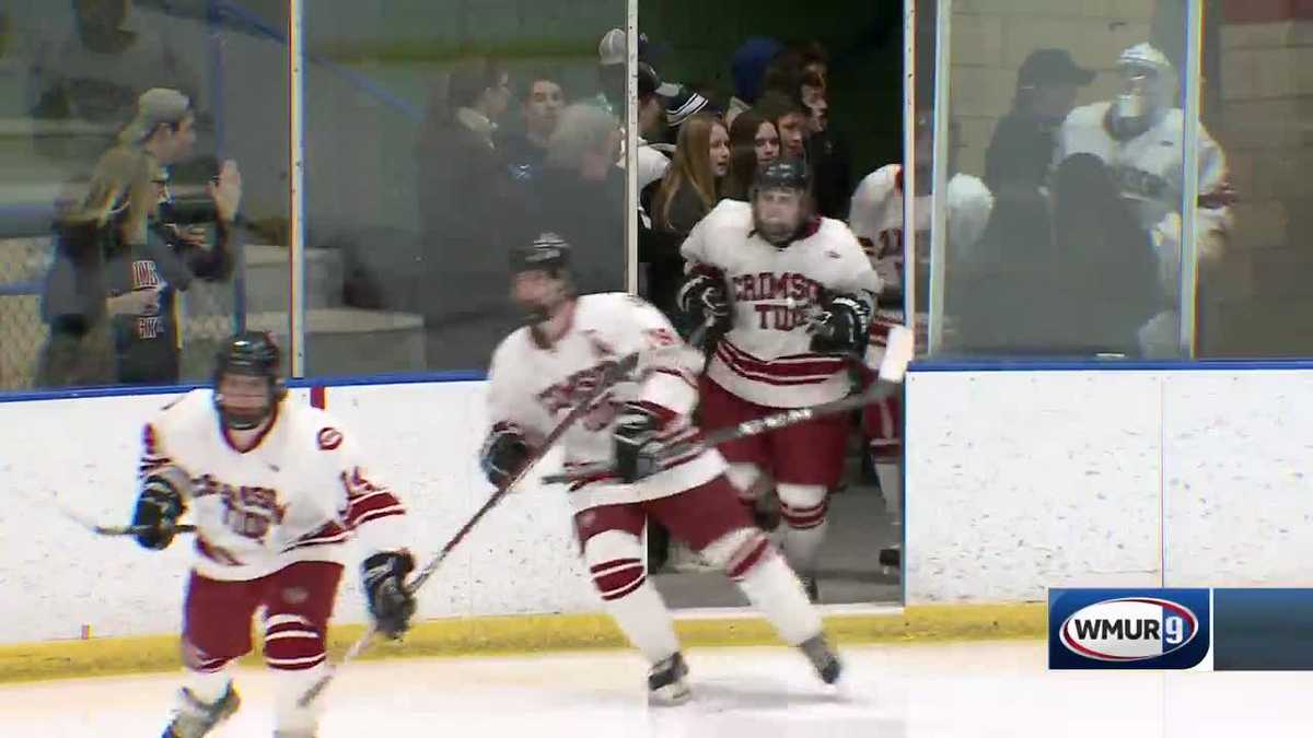 Boy's hockey semifinal coverage on WMUR
