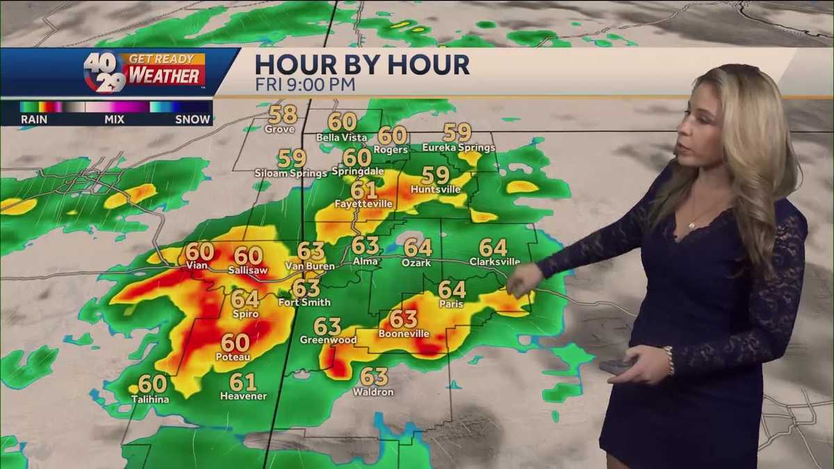 Foggy morning with rain and storms tonight