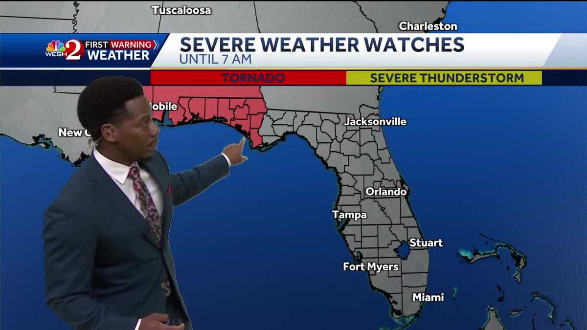 First Warning Weather Day: Tornado Threat to Central Florida