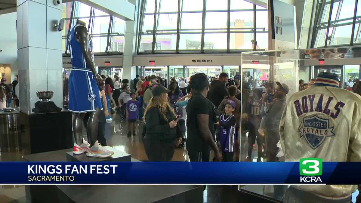 Thousands of Kings fans turn out for fan fest, see the players practice ...