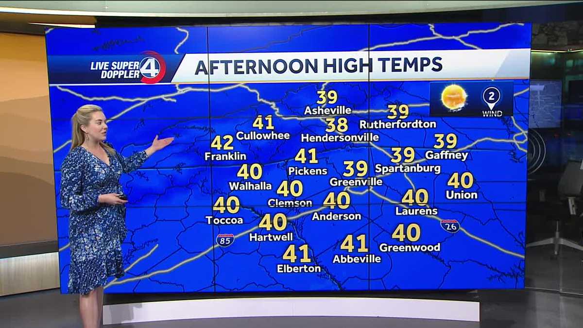 Cold finish to the weekend