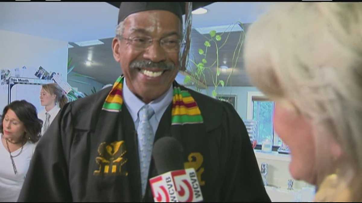 Jim Boyd gets college degree