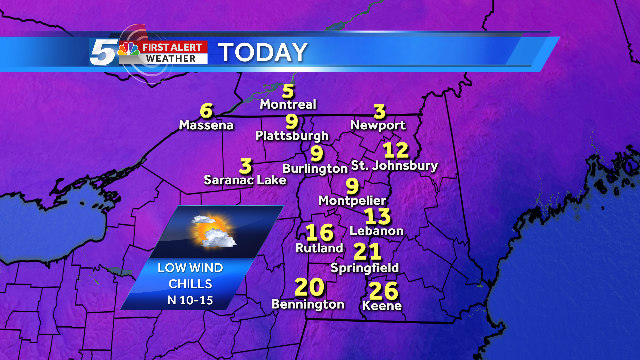 Bitter cold snap for the start of the week