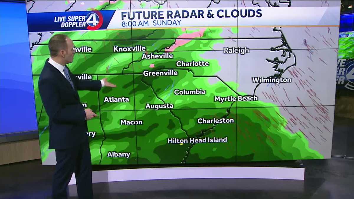 South Carolina weather: Weekend soaker shaping up