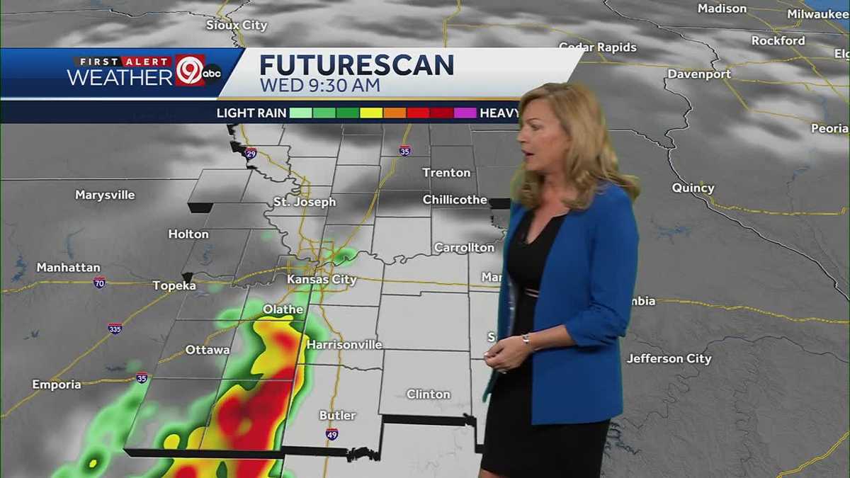 KANSAS CITY WEATHER: Storms move out, clear and breezy for today