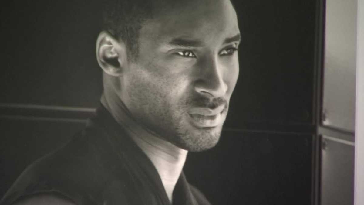 Kobe Bryant portrait on display in DC gallery
