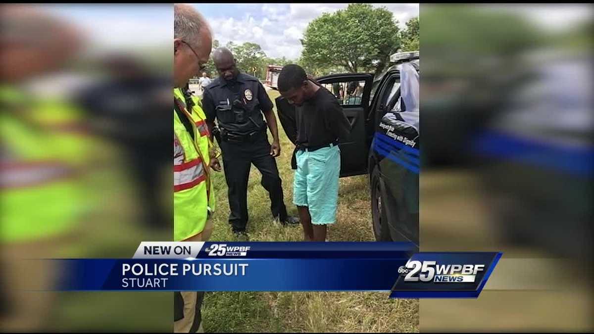 Police chase ends with arrest in Stuart