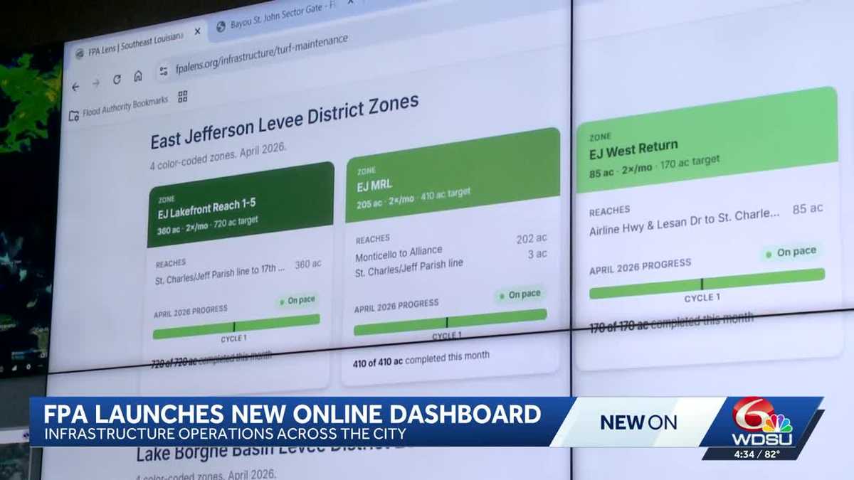 New Orleans residents able to track flood protection efforts with new ...