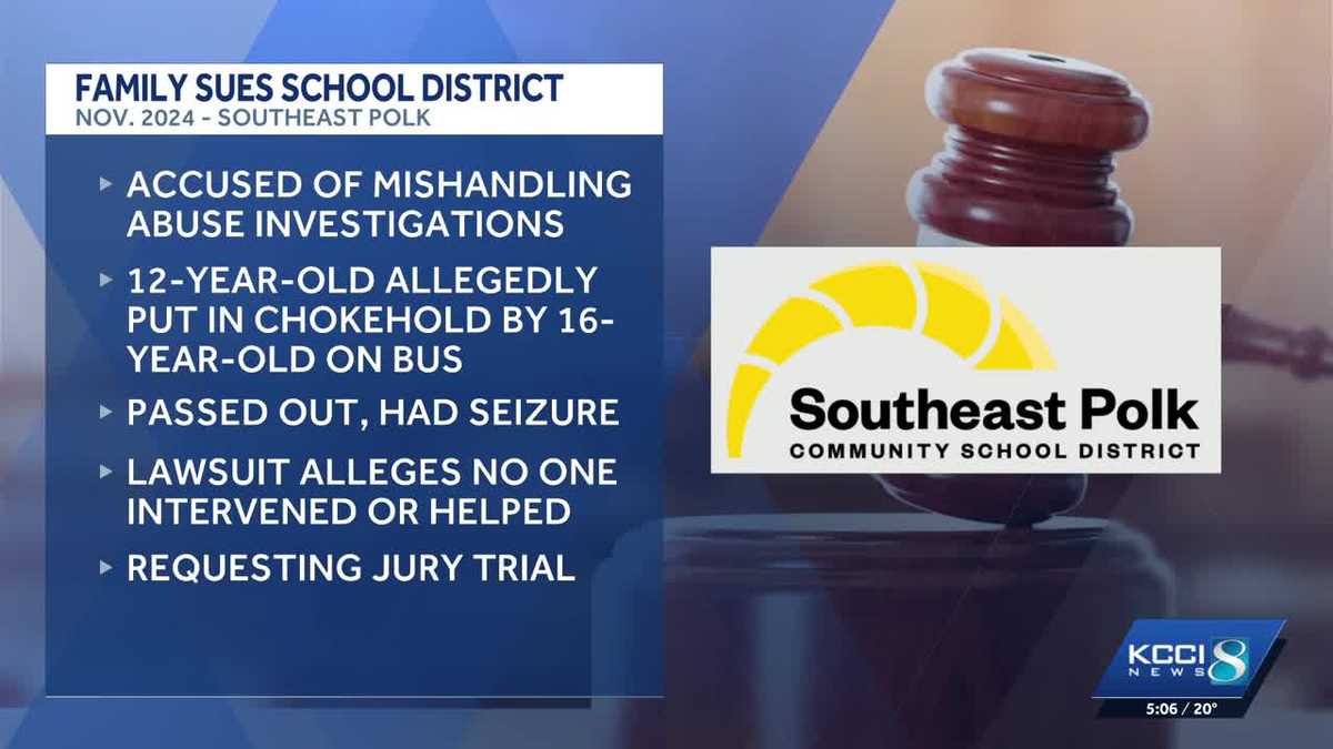 Family sues Southeast Polk School District over alleged abuse