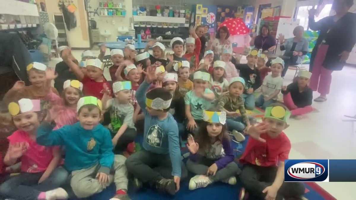 Wmur S Kevin Skarupa Visits Barnstead Elementary