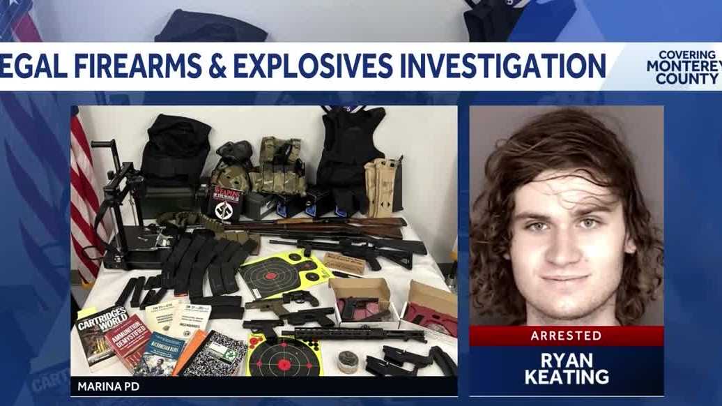 Marina man arrested with weapons cache and bomb materials