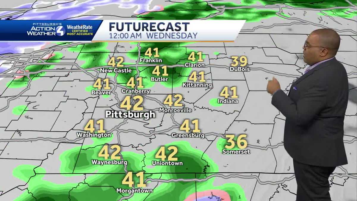 Drier for Monday, Impact Day Tuesday for Western PA