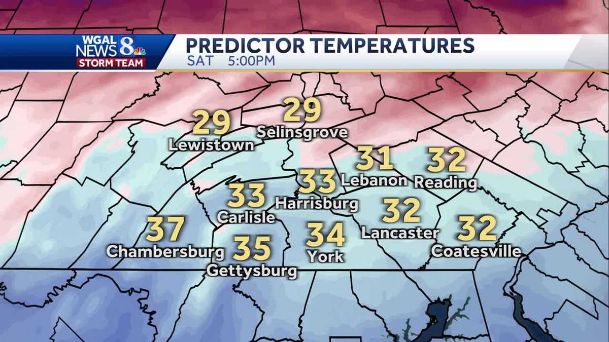 Blustery & Cold Saturday