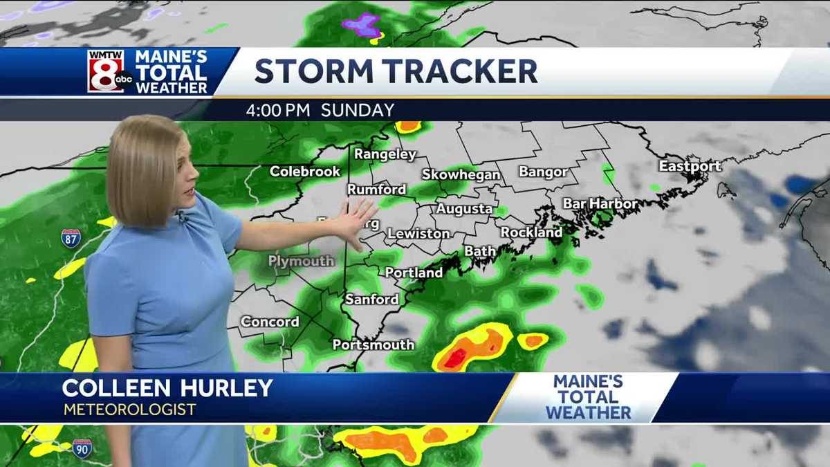 Warming up later today as rain moves in