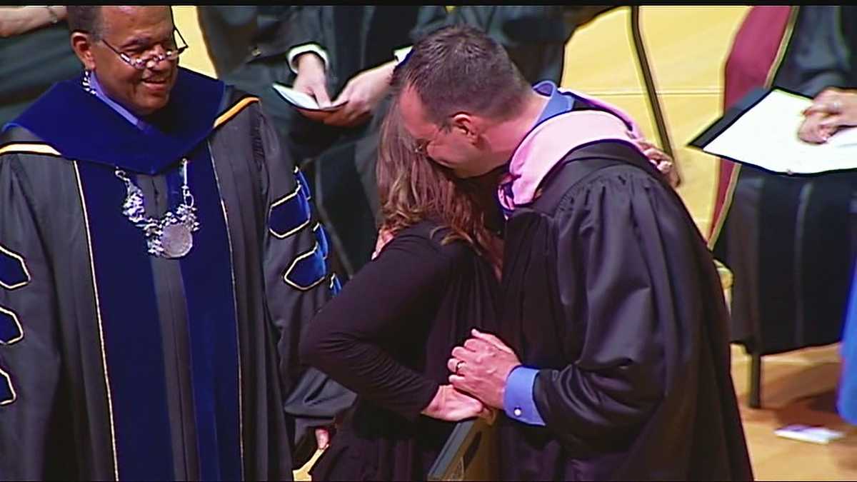 Slain UMKC student honored at commencement ceremony