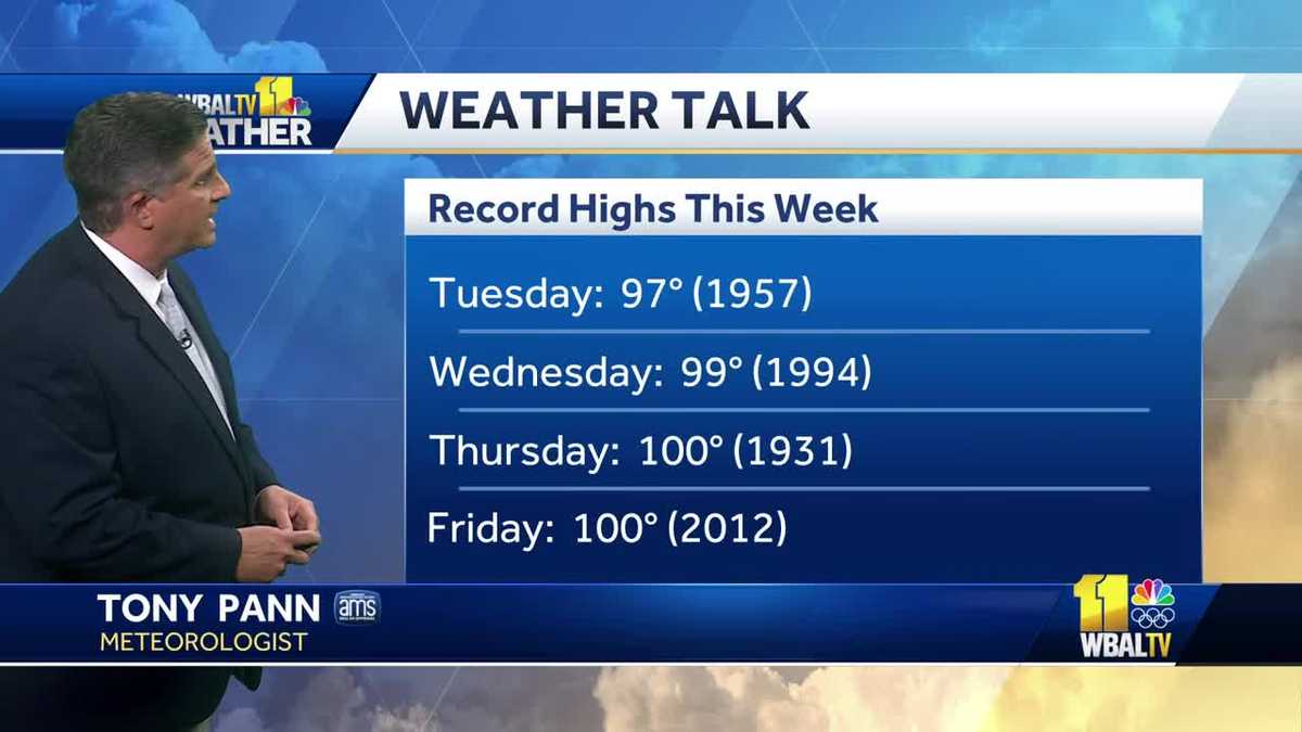 Weather Talk: Hot temperatures ahead, but not record-breaking