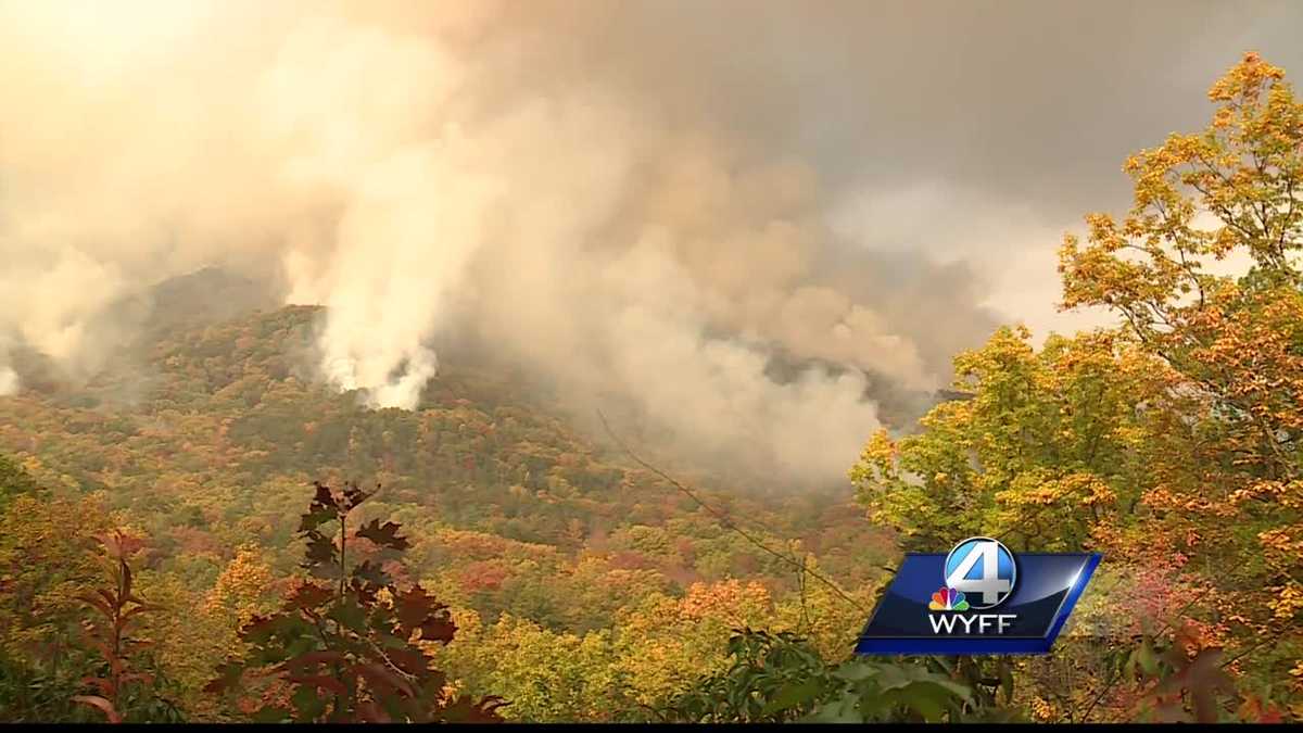 Burnout at Pinnacle Mountain fire showing positive progress