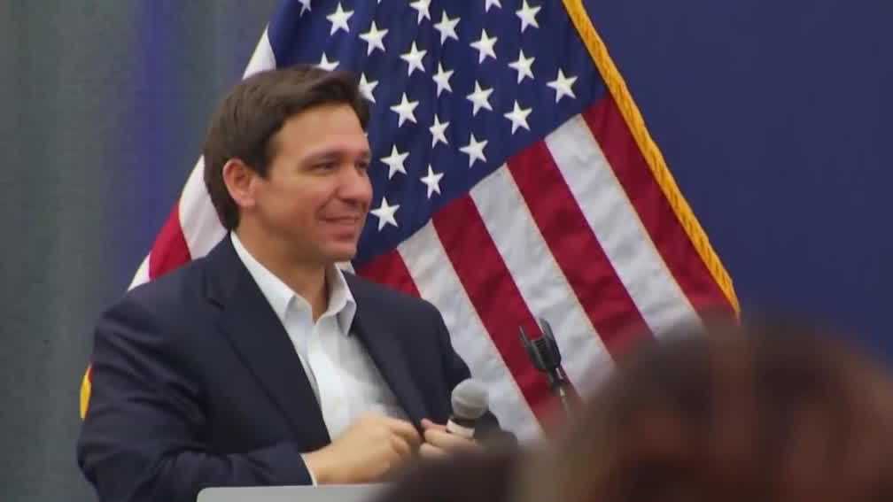 DeSantis seizes opportunity after Trump cancels Des Moines rally