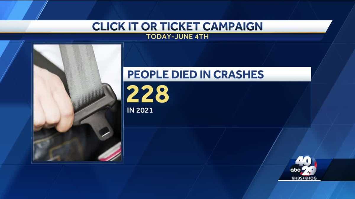 Click It or Ticket campaign starts in Arkansas
