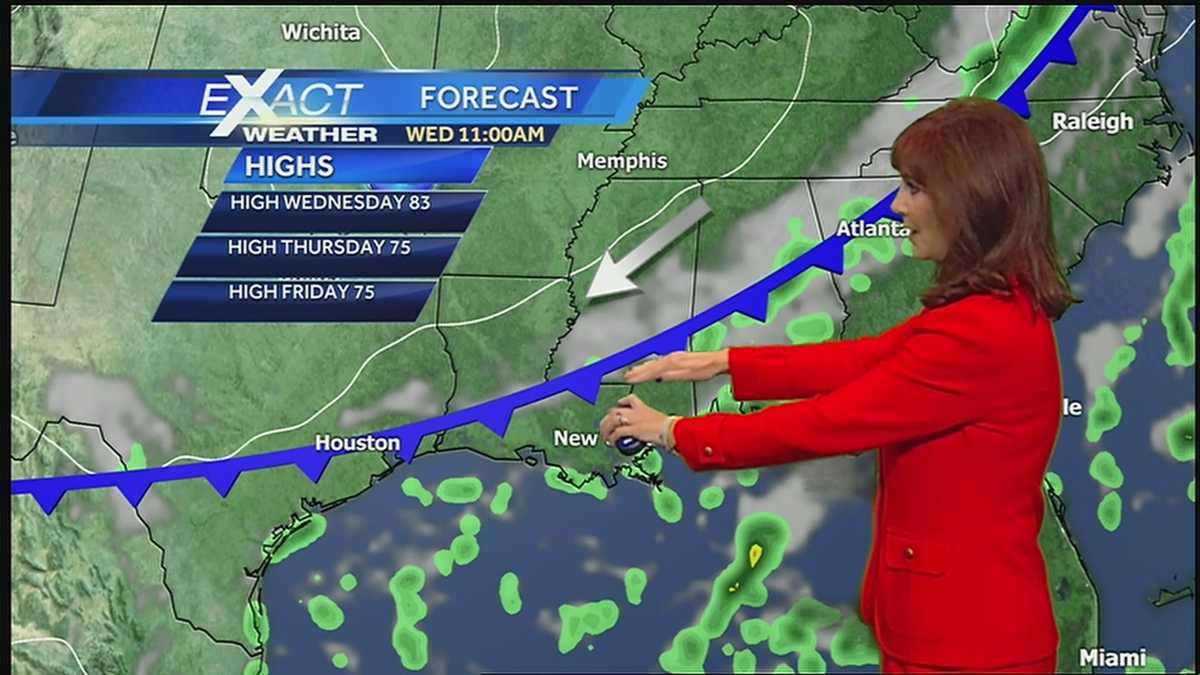 Record High Today, But Cold Front Tomorrow