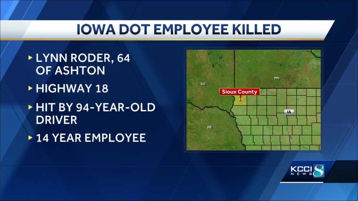 DOT worker hit and killed in Iowa work zone