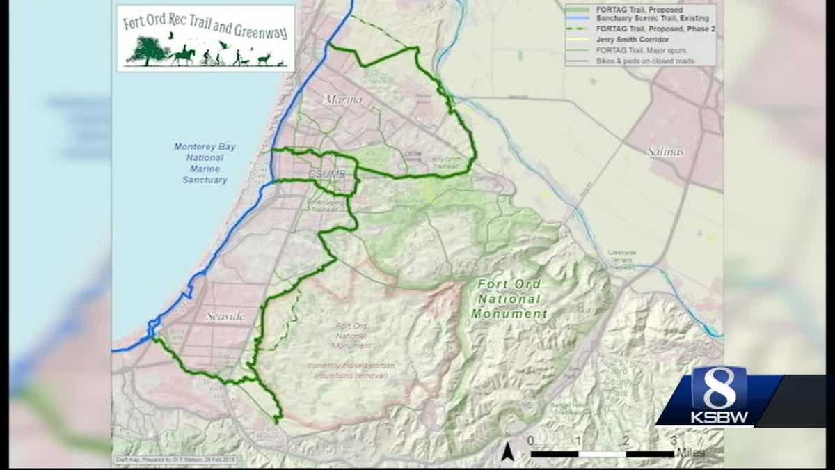 Monterey County is working on a 27-mile recreation trail