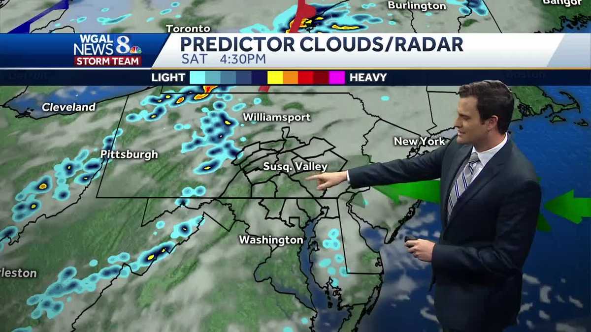 Cloudy with drizzle to start the weekend, then turning warmer