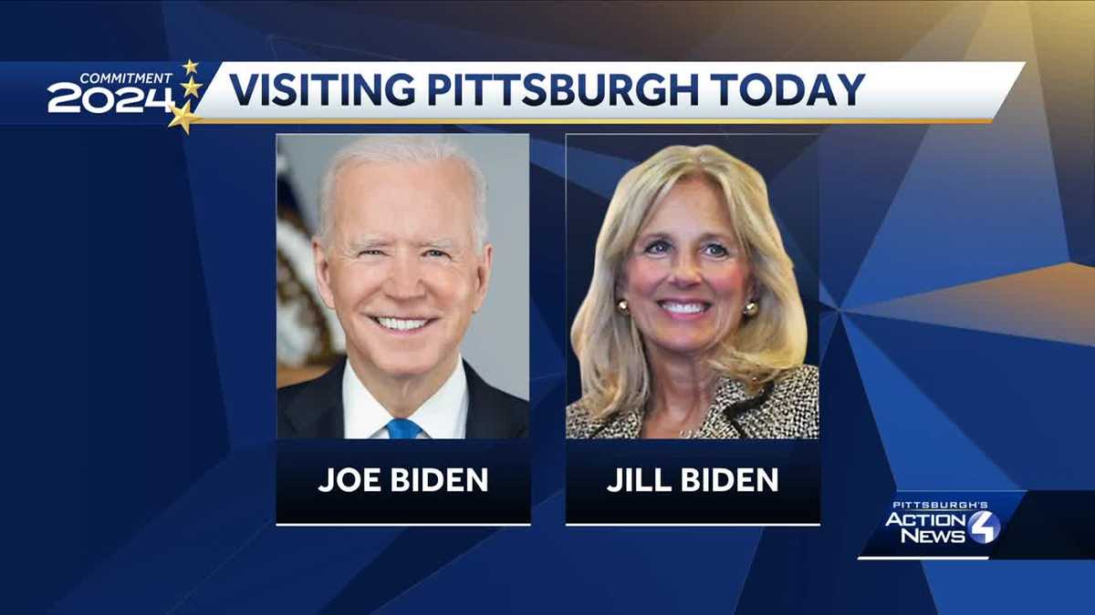 President Biden, First Lady to both make campaign stops in Pittsburgh