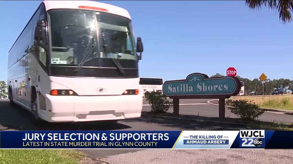 Ahmaud Arbery: Supporters visit Satilla Shores neighborhood