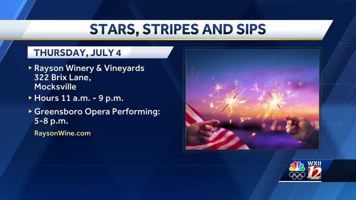 Enjoy Stars, Stripes and Sips at Rayson Winery and Vineyards