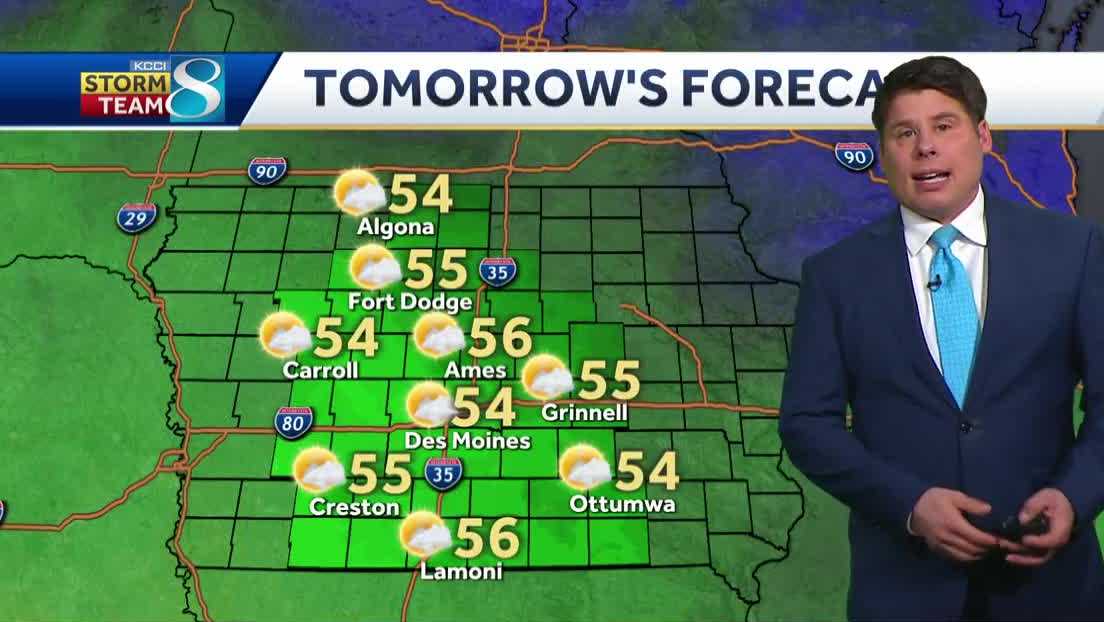 Des Moines weather: Sunny and warm today with more rain chances