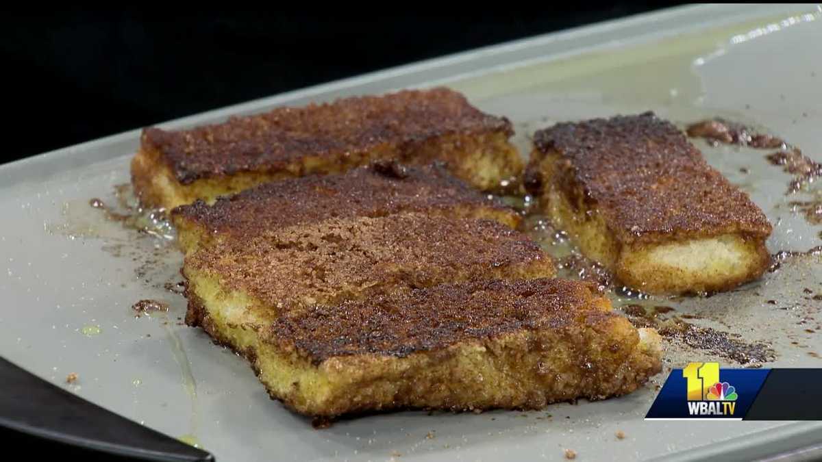 Blue Moon Cafe makes churro French toast on Sunday Brunch