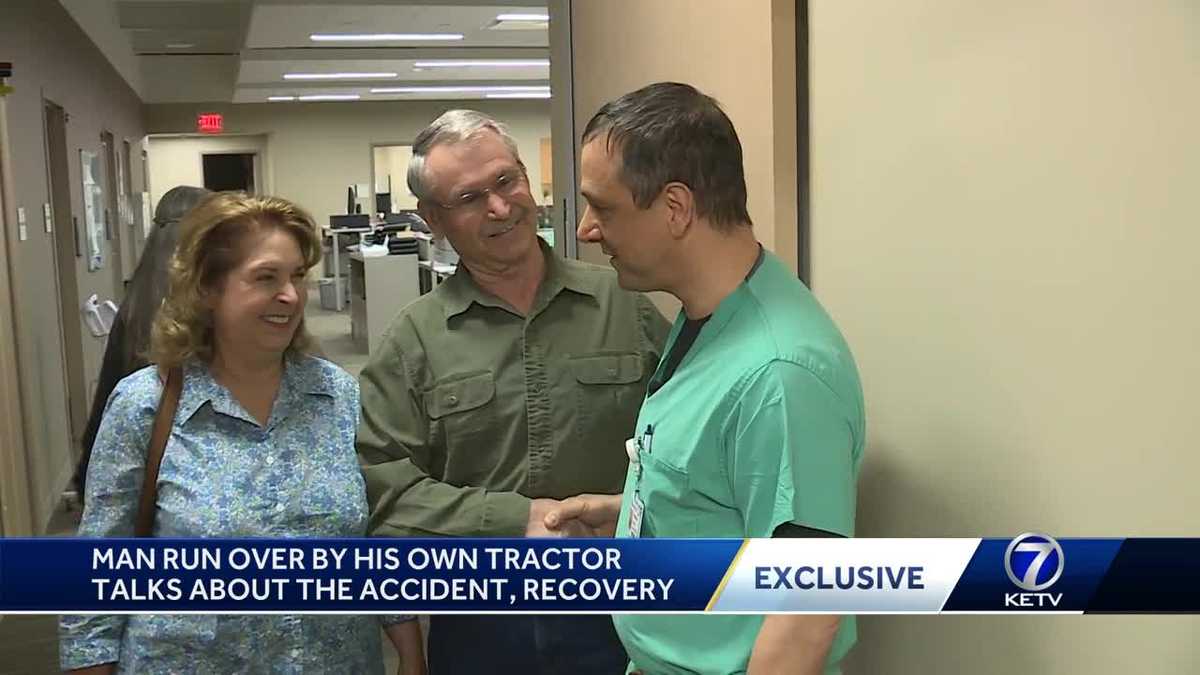 Man run over by tractor talks about recovery, overcoming fear