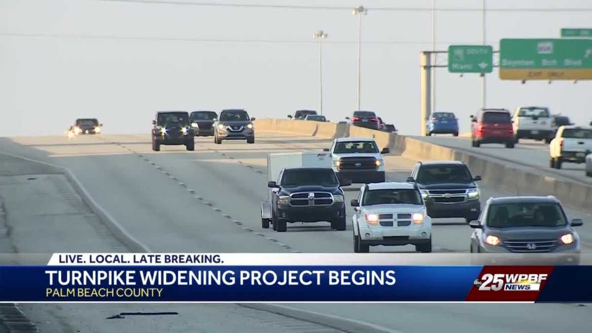 Turnpike widening project begins