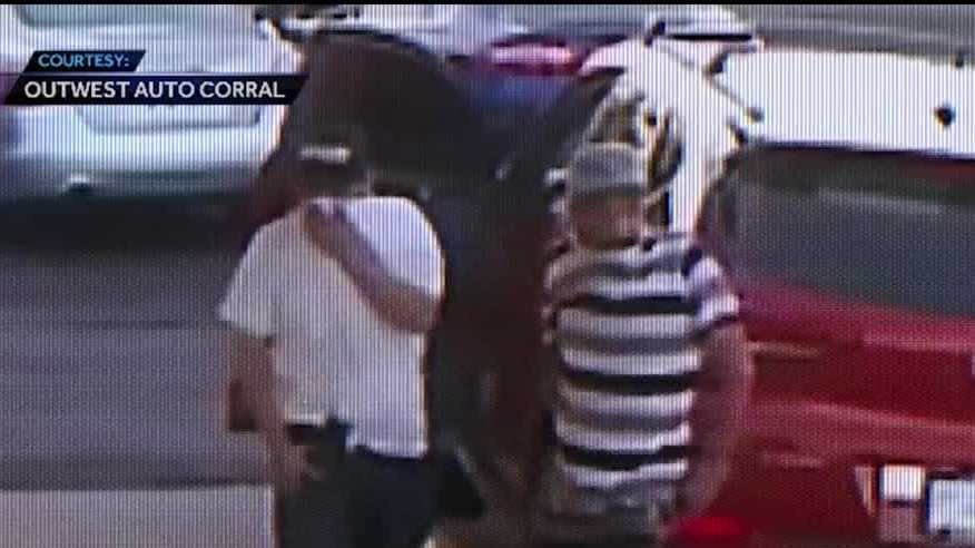 Caught On Camera Thieves Steal Car From Dealership