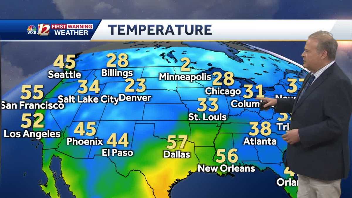 WATCH: Dry Saturday. Cold Wet Sunday