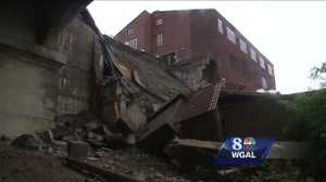 Who's to blame? Debris from Harrisburg bridge collapse still not cleared