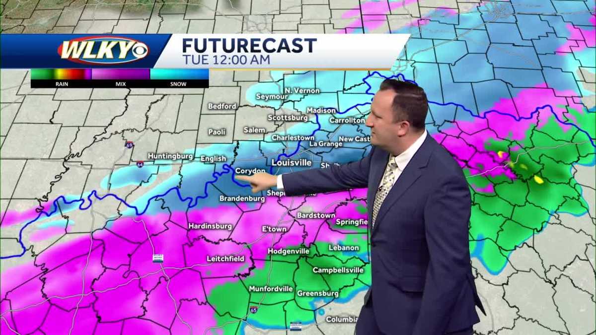 Few showers Monday, impact weather Monday night
