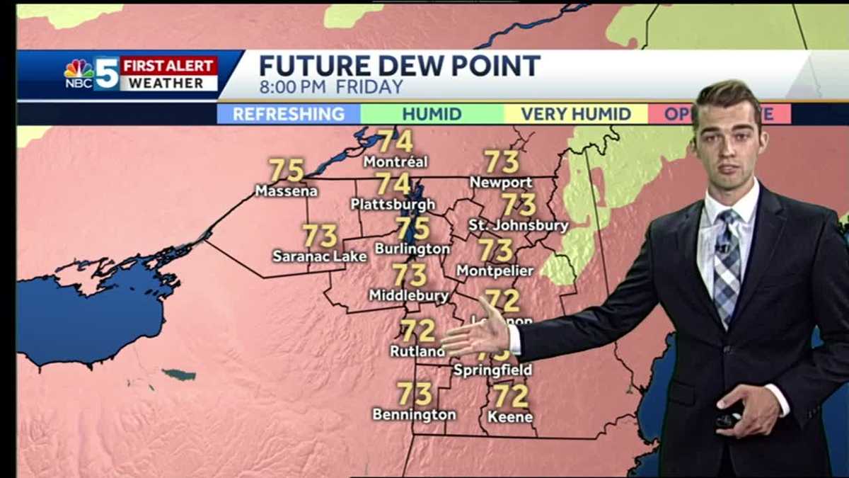 Video: Nice on Monday, oppressively humid midweek (7-14-19)