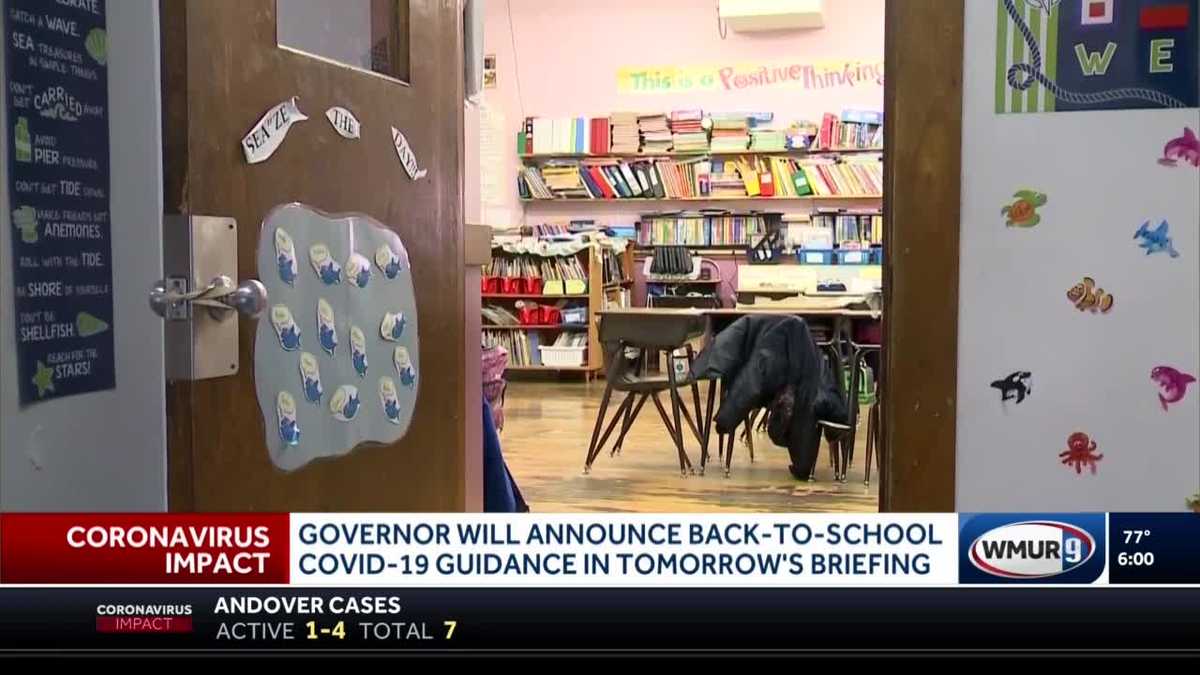Gov. Sununu to announce back-to-school COVID-19 guidance in briefing ...