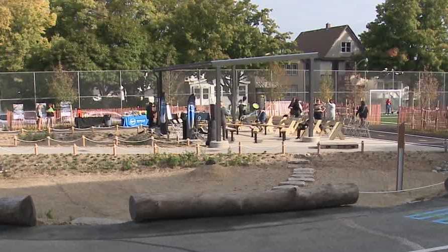 5 new 'green' playgrounds unveiled at Milwaukee Public Schools