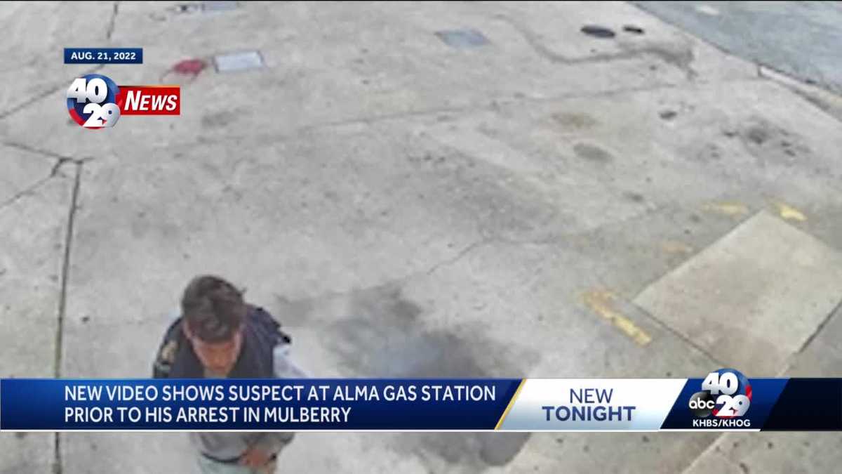 New video shows suspect at Alma gas station prior to his arrest