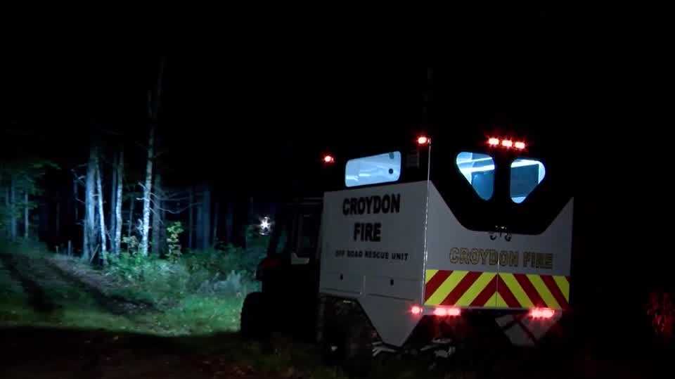 Crews respond to helicopter crash in Croydon